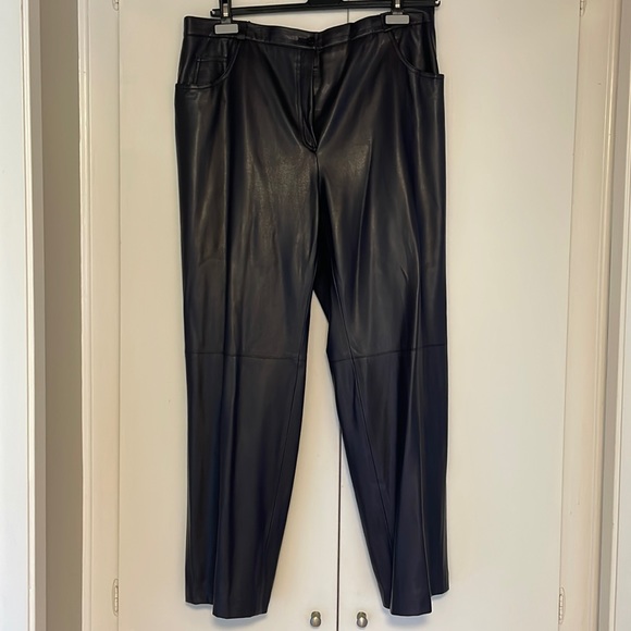 Basler | Pants & Jumpsuits | Basler Horst Eggplant Purple Polyurethane ...